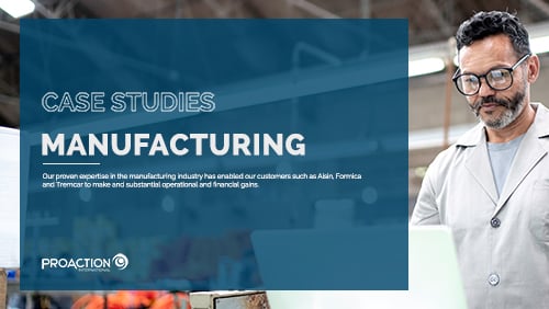 Download our case studies - Manufacturing Industry - Proaction ...